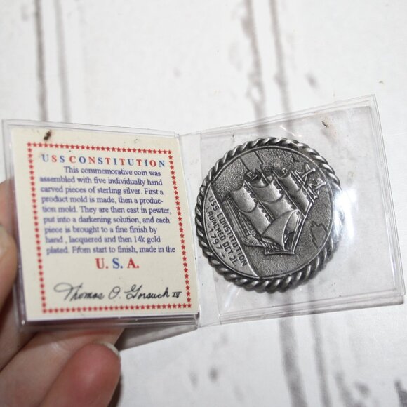 Vintage | Office | 997 Bicentennial Coin Uss Constitution Old Ironsides ...